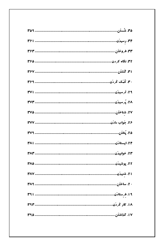 200 Absolutely Essential Persian Verbs