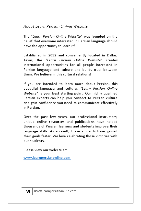 300 Farsi Idioms with Their English Equivalents: For Intermediate to ...