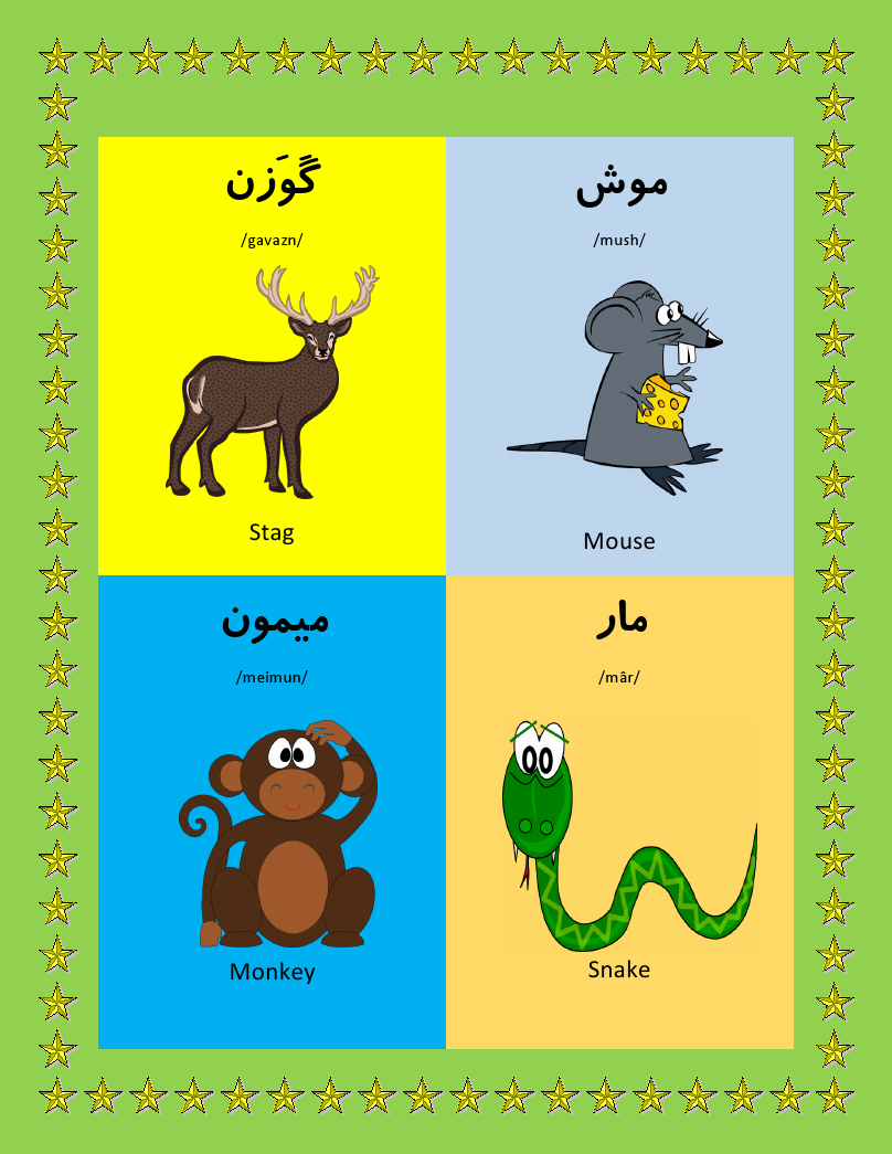 Let's Learn Farsi: Animals and Insects