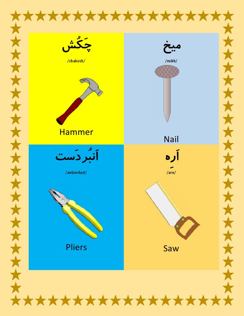 Let's Learn Farsi: Tools